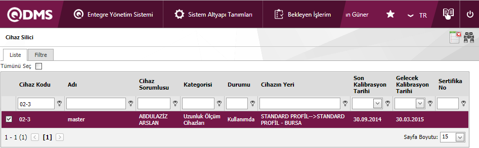 Cihaz Yönetim Sistemi | Bimser