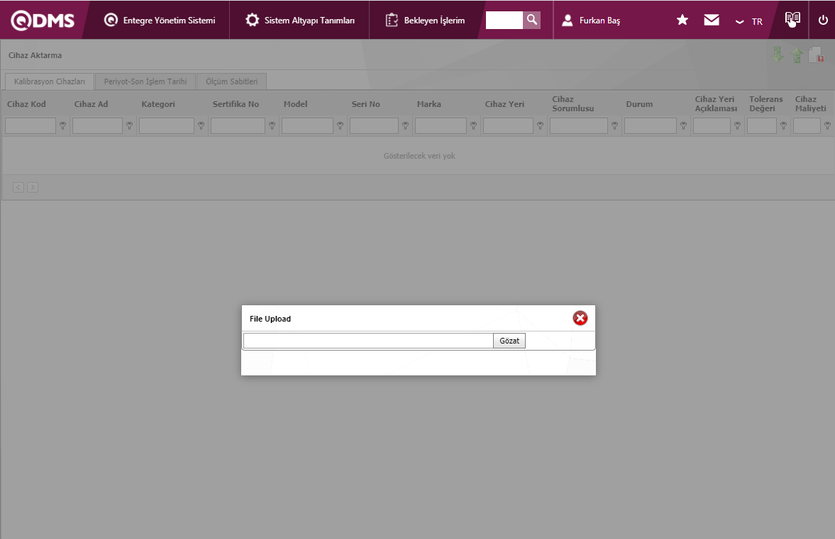 Cihaz Yönetim Sistemi | Bimser