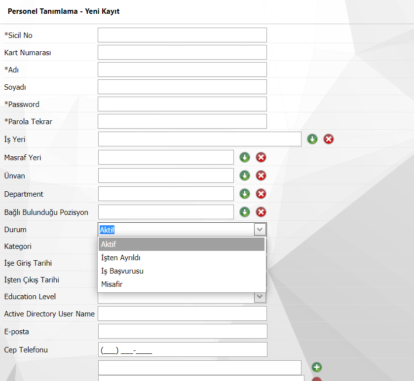 Sistem Altyapı Tanımları | Bimser