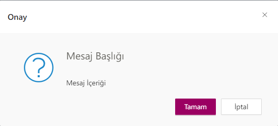 Doğrulama Kutusu | Bimser